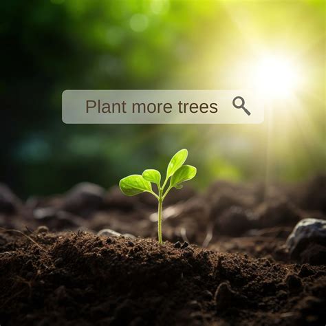 Plant More Trees Instagram Post Free Photo Rawpixel