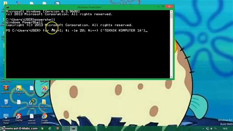tutorial menggunakan perintah windows powershell for youtube