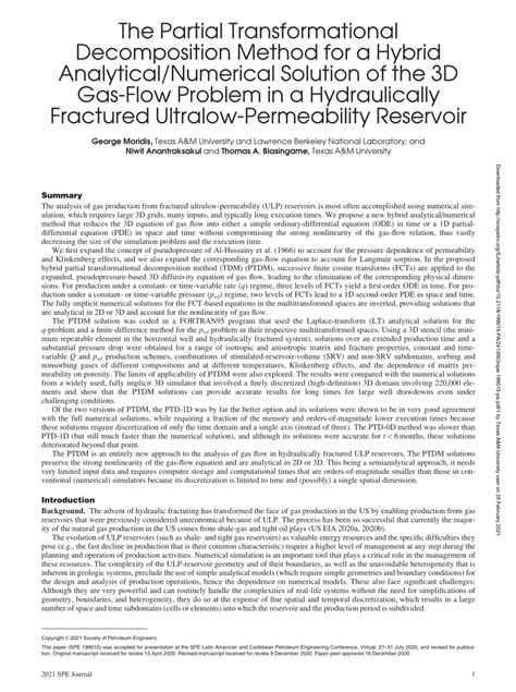 Pdf The Partial Transformational Decomposition Method For A Hybrid Analyticalnumerical