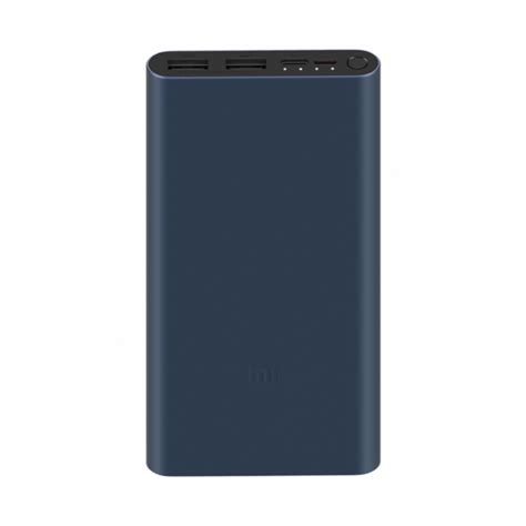 Xiaomi Mi Power Bank 3 10000mAh Carregamento rápido portátil 18 W Máx De saída USB dupla Luna