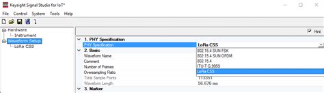 Creating Lora Css Waveforms