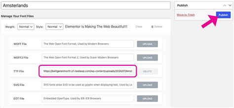 how to add custom fonts to wordpress with elementor pluginsforwp