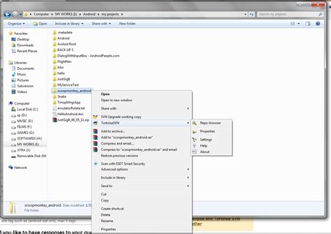 Windows Tortoise Svn Bit Proper Options Are Not Coming On