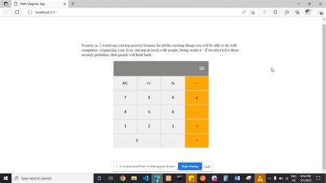 React Javascript Webdev Programming Mathmagician Mercy M