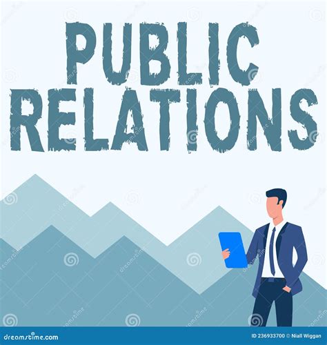 Conceptual Caption Public Relations Business Overview Practice