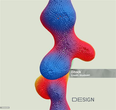 분자 구조와 추상적 인 배경 3d 벡터 그림입니다 3차원 형태에 대한 스톡 벡터 아트 및 기타 이미지 3차원 형태 산호초 핑거코랄 Istock