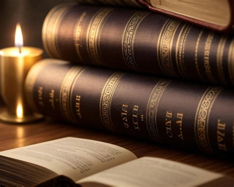 Premium Ai Image A Stack Of Books With The Title Of The Books Author