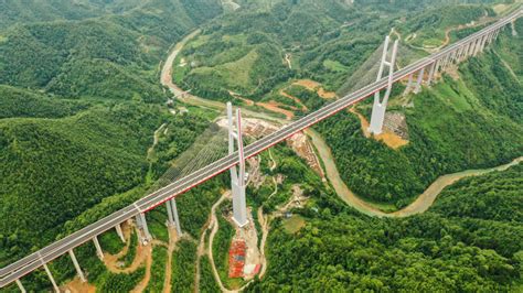 天空之眼瞰贵州桥梁 图片新闻 中国政府网