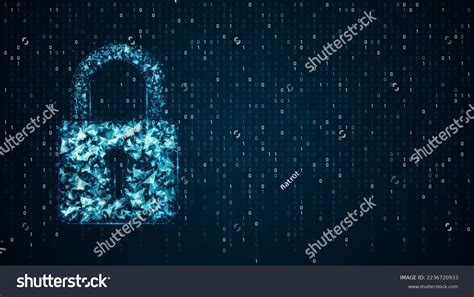 Abstract Security Digital Technology Background System Stock Vector Royalty Free 2236720933