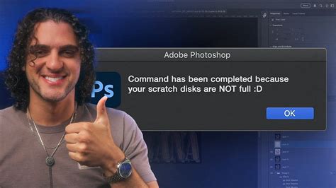 How To Fix Photoshops Scratch Disk Full Error Permanently