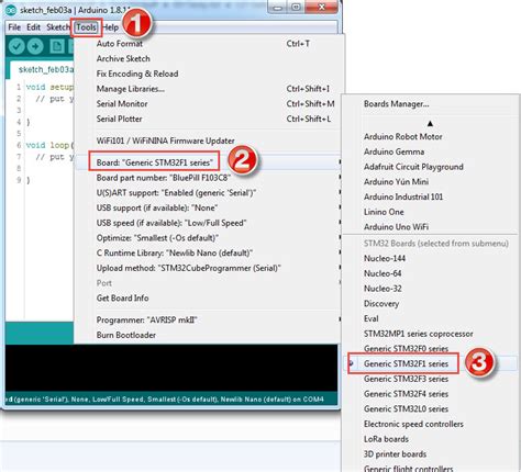 开始使用STM32F103C8T6蓝色药片 程序和Arduino IDE BOB官方网站平台