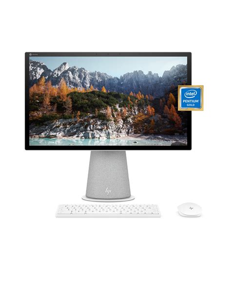 HP Chromebase 21 5 All In One Desktop Intel Pentium Gold 6405U Processor 4 GB RAM 128 GB SSD
