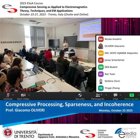 Eledia Research Center On Linkedin Esoa Compressive Sensing