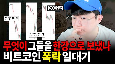 내가 직접 겪은 비트코인 대폭락 시기들 Youtube