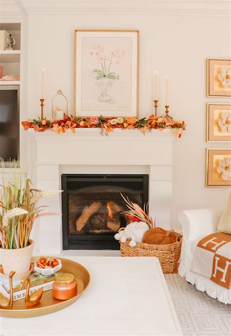 Fall Mantel Decor