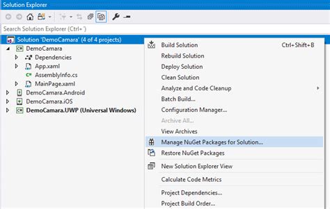 Curso Básico De Xamarin Utilizando La Cámara En Xamarinforms Luis Beltran