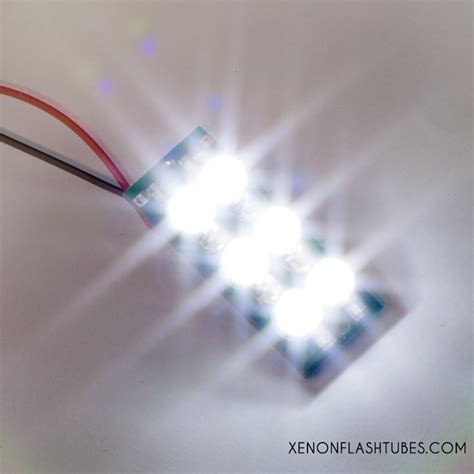 12v White LED Strobe 6w Module