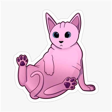Bingus Sphynx Cat Praise Bingus Meme And Cute Hairless Cat Sticker By
