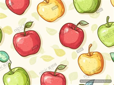 Ai创作图卡通苹果图案 手绘苹果底纹 手绘苹果背景底纹 苹果卡通图案 苹果图案设计 手绘水果手绘苹果 苹果包装卡通图案 苹果印花图案 对话框苹果图案 水果食物印花墙纸 苹果图案背景 水果卡通