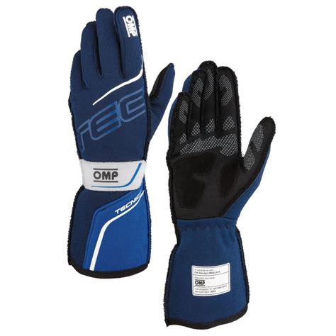 Omp レーシンググローブ 【fia公認】 Tecnica Gloves My2025 Fia公認 8856 2018規格 ネイビーブルー