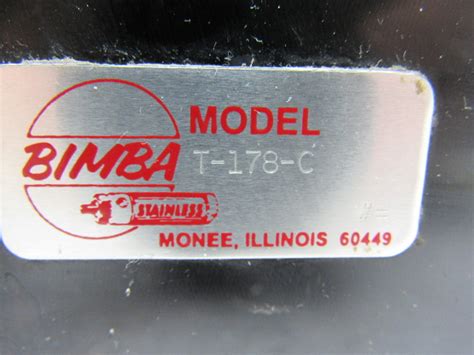 Bimba T 178 C Linear Ball Bearing Thruster 1 1 2 Bore 8 Stroke