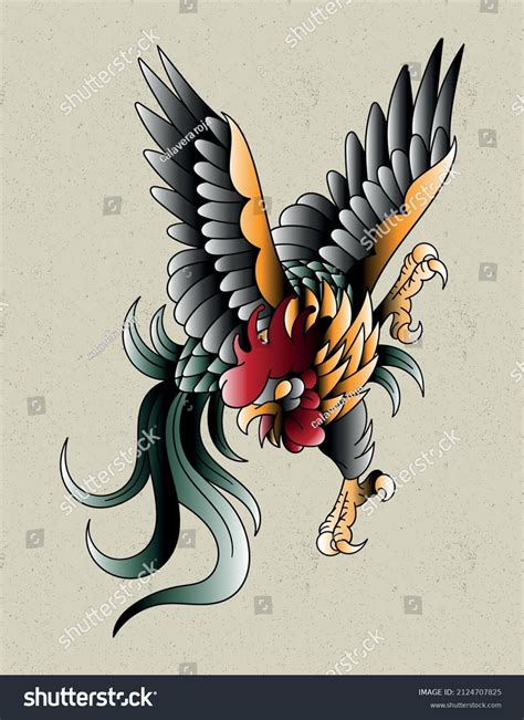 Fighting Roosters Tattoos
