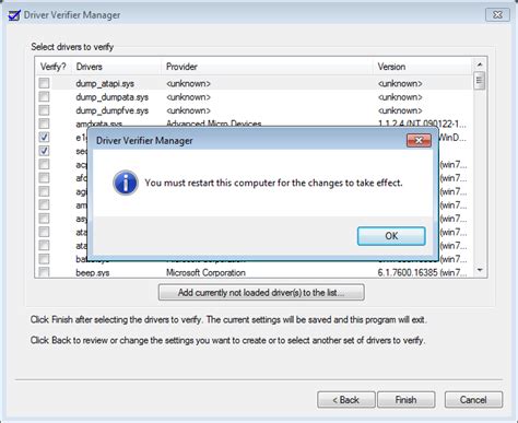 Driver Verifier Enable And Disable Tutorials