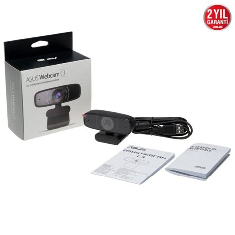 ASUS C3 USB Yayıncı Full HD 1080P 30 FPS Webcam (PC/MAC) (FOBOS (GW600 ...