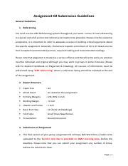 IEEE Referencing Assignment Submission Guidelines Course Hero