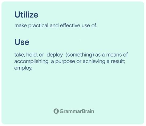 Use Vs Utilize Differences Meaning Examples Grammarbrain
