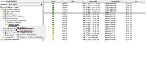 Metadata Backup And Recovery Sas Support Communities