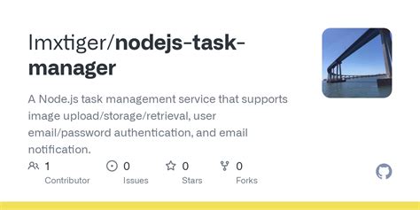 Github Lmxtigernodejs Task Manager A Nodejs Task Management