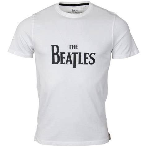 The Beatles T Shirt Logo Weiß