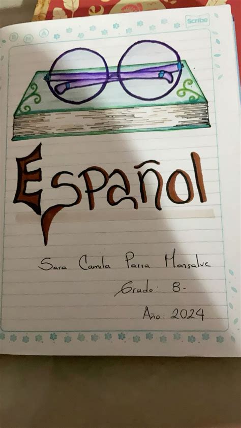Portada De Español Portadas Para Español Astethic Portada De Español