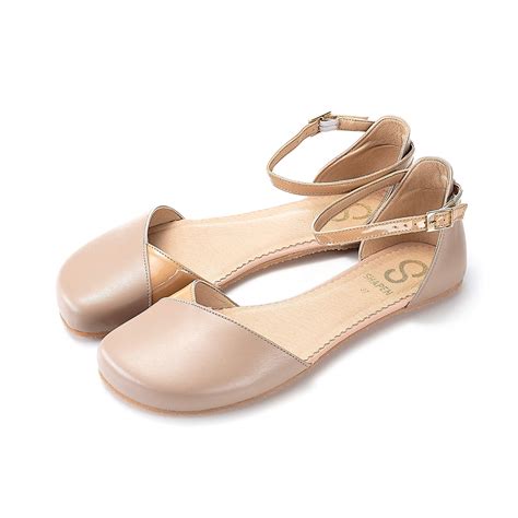 Poppy Barefoot Sandals Beige Shapen Barefoot