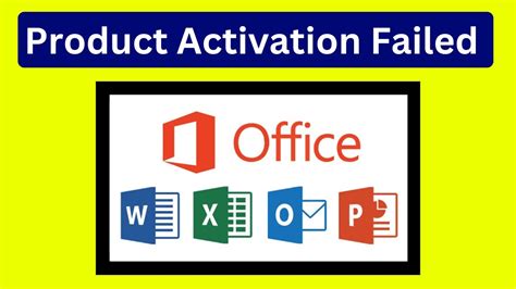Product Activation Failed Excel Word 2025 Microsoft Office Activation Error Easy Fix