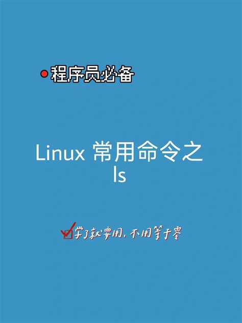centos 系统中 ls 命令的实用功能与详细用法介绍 linux命令大全 手册