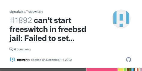 Cant Start Freeswitch In Freebsd Jail Failed To Set Schedother Scheduler Operation Not