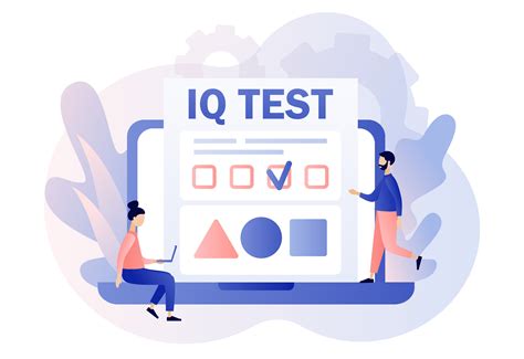 Iq Prueba Inteligencia Cociente Minúsculo Mujer Determinar Cognitivo