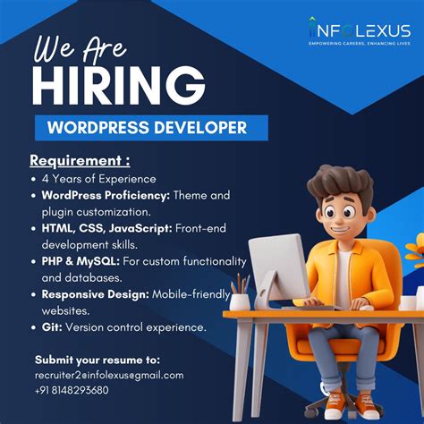 Wordpress Hiring Webdevelopment Wordpressdeveloper Remotejobs Infolexus Solutions