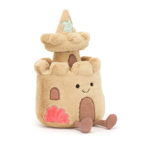 Jellycat Amuseables Sandcastle Maison White