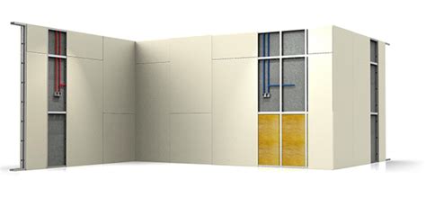 Se140 Prefabricated Acoustic Wall System Soundproof Fireproof Board