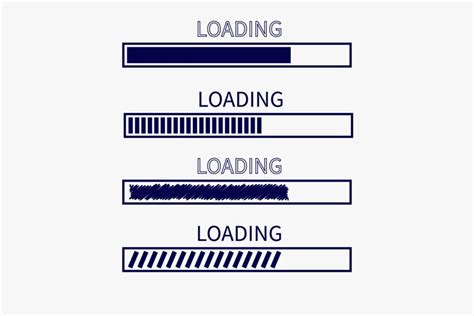 Loading Progress Bar Icon Set