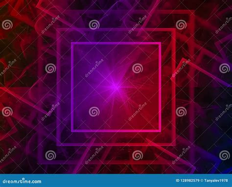 Fractal Digital Abstract Chaos Fantasy Backdrop Futuristic Shape Decorative Stock Image