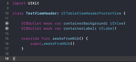 Ios Offset Headerview In Tableview To Display Like Cards Stack Overflow