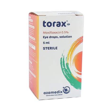 ტორაქსი თვალის წვეთები 0 5 5მლ