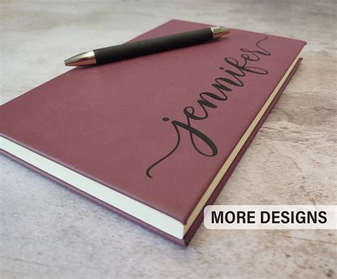 Personalized Journal For Women Custom Leatherette Journal Etsy
