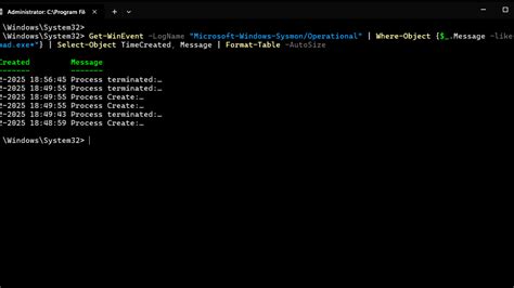 Extract And Analyze Sysmon Logs For Process Creation