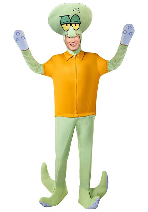 Rubies Ii Squidward Fancy Dress Costumes For Adults With Stuffed Tentacles For Adults
