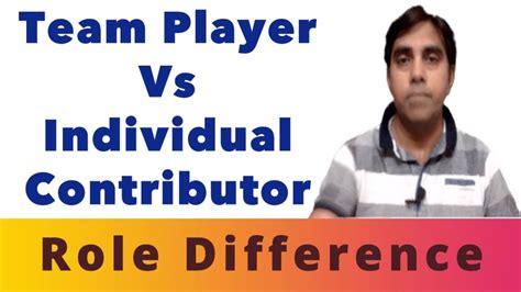 Team Player Vs Individual Contributor Tech Tonic With Kiran Youtube
